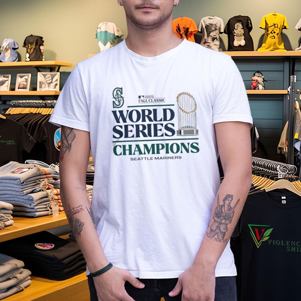 Official Seattle Mariners 2025 World Series Champions Locker Room Shirt ...